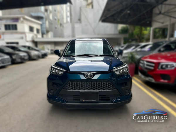 TOYOTA RAIZE 1.0X CVT - BLUE Hatchback (May 2021) | Singapore Used Car ...