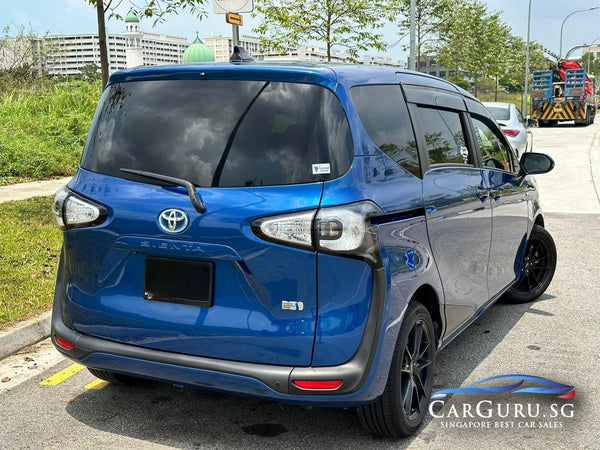 TOYOTA SIENTA HYBRID 1.5X CVT - BLUE SUV (Jun 2018) | Singapore Used ...